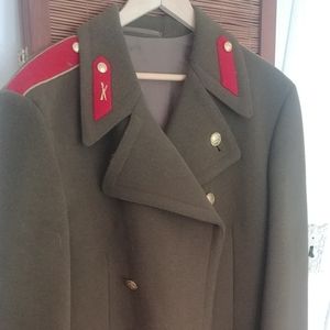 Russian | Jackets & Coats | Vintage Replica Soviet Era Wool Coat | Poshmark